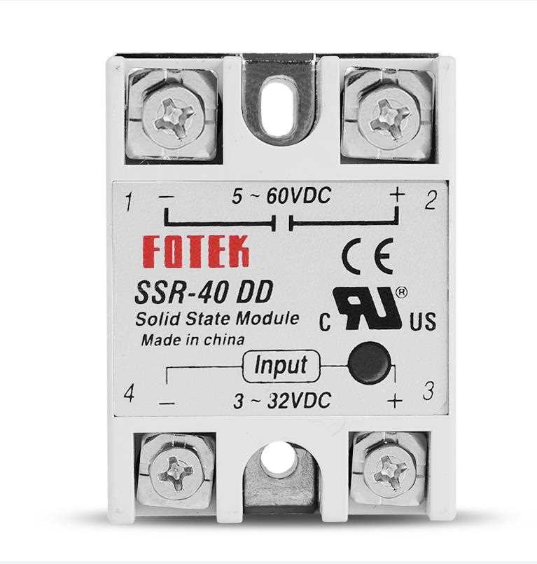 Explore the Fotek SSR-40DD Datasheet for Comprehensive Specifications