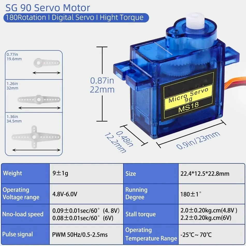Complete ES08A Servo Datasheet: Specifications, Features & More