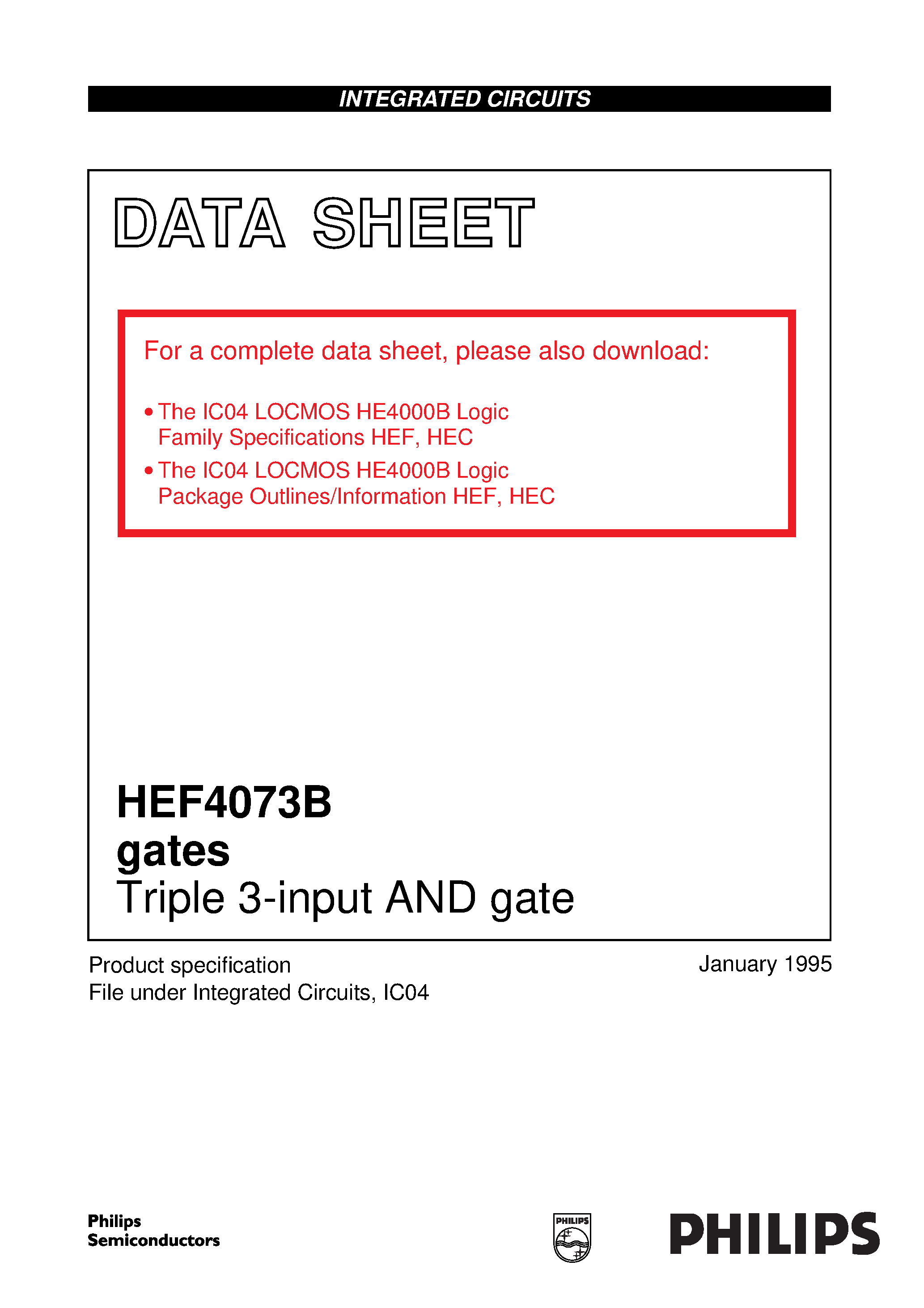Unlocking the Power of HEF4007 Datasheet: Comprehensive Guide ...