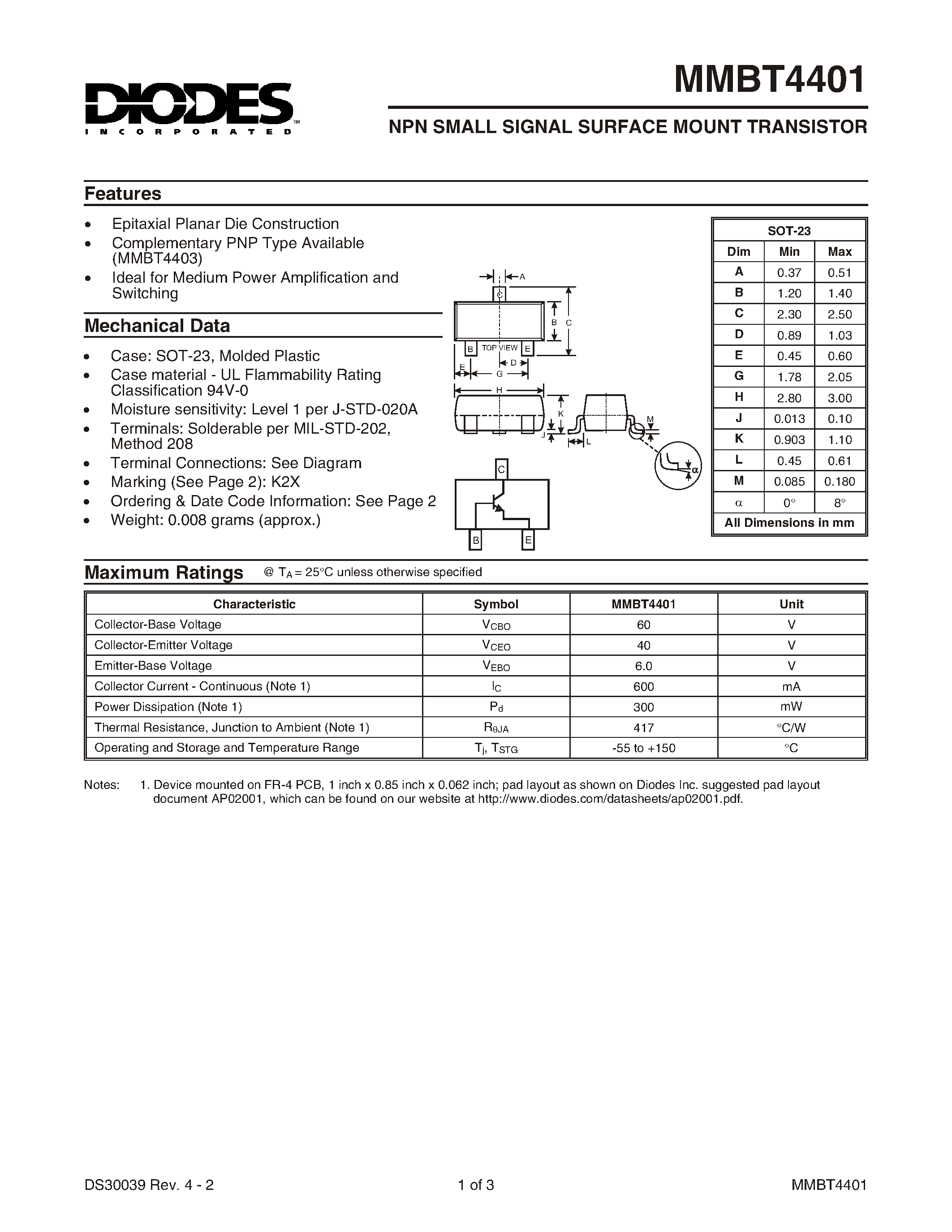 Everything You Need to Know About the Mmbt4401 Datasheet