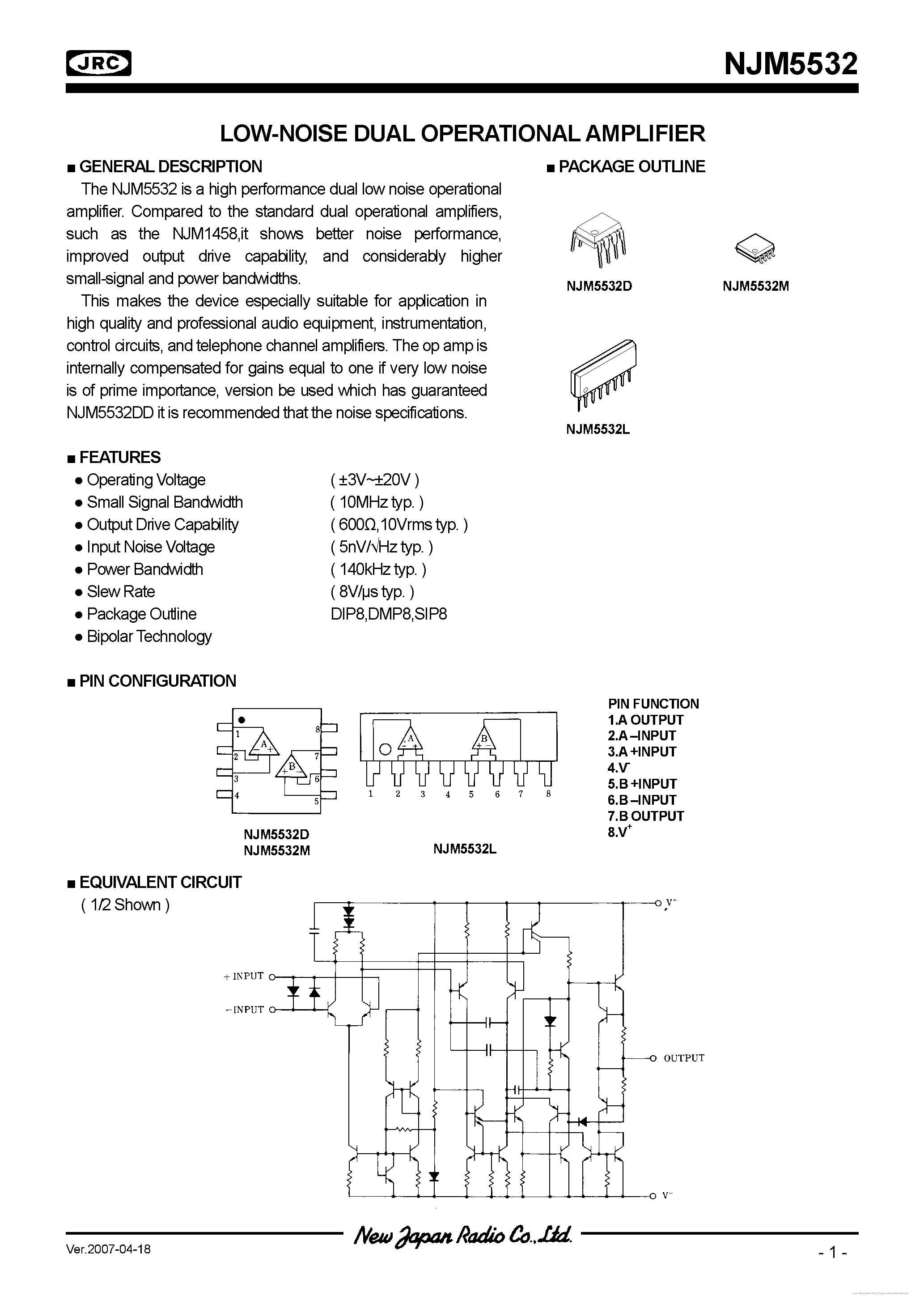 Complete 5532DD Datasheet: Specifications, Features, and More