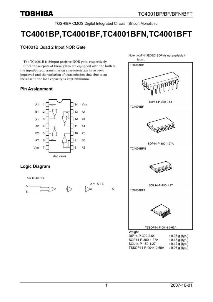 Unlocking the Secrets: 4001b Datasheet Revealed for Comprehensive ...