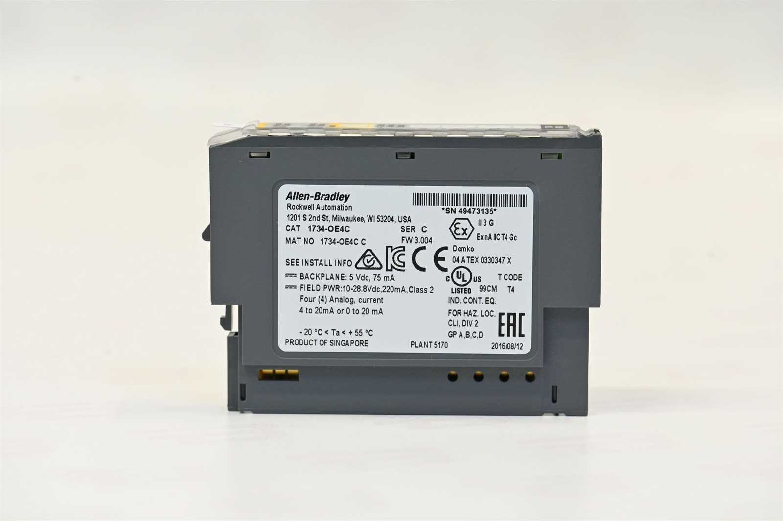 Discover Comprehensive Allen Bradley 1734-AENT Datasheet for Enhanced ...