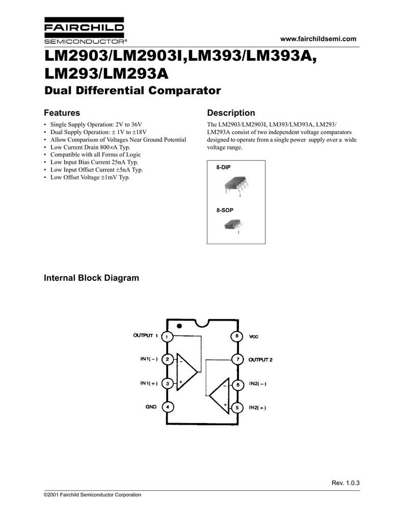 Explore the Comprehensive IC 2903 Datasheet for In-Depth Insights